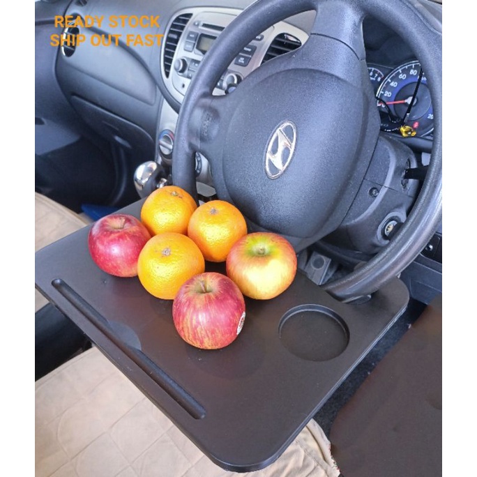 Car Steering Wheel Table Tray Laptop Dining food in car | Shopee Malaysia