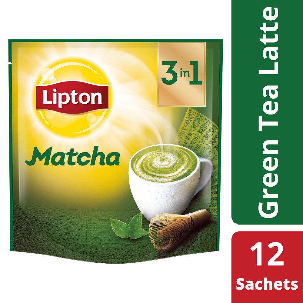 Lipton Milk Tea 3 in 1 Matcha Green Tea (12 sticks) | Shopee Malaysia