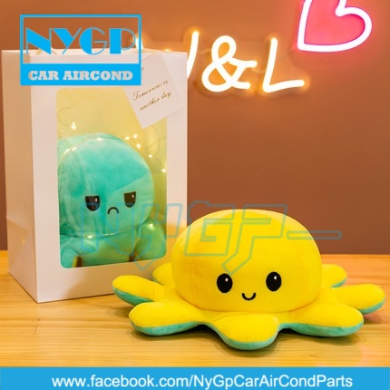 CUTE Reversible Octopus angry octopus plush toy flip doll TIKTOK ...