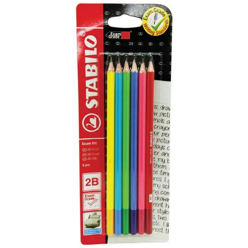 Stabilo Exam Grade 2B Writting Pencil 6’S | Shopee Malaysia