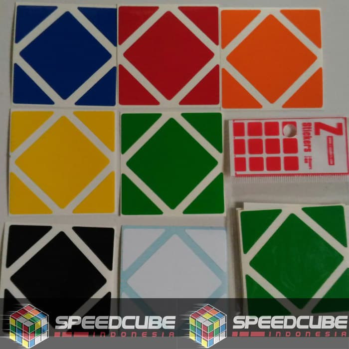 Sticker Rubik Skewb | Rubik Sticker | Shopee Malaysia