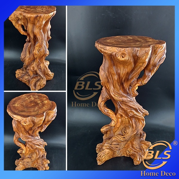 BLS POLYRESIN TREE ROOT WATER FOUNTAIN STAND H 55CM GARDEN HOME ...