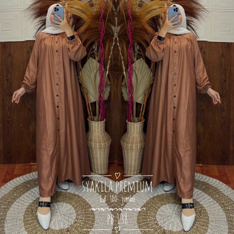 Vnh_syakil PREMIUM FULL Robe SUPER JUMBO Chest Button 120CM Latest ...