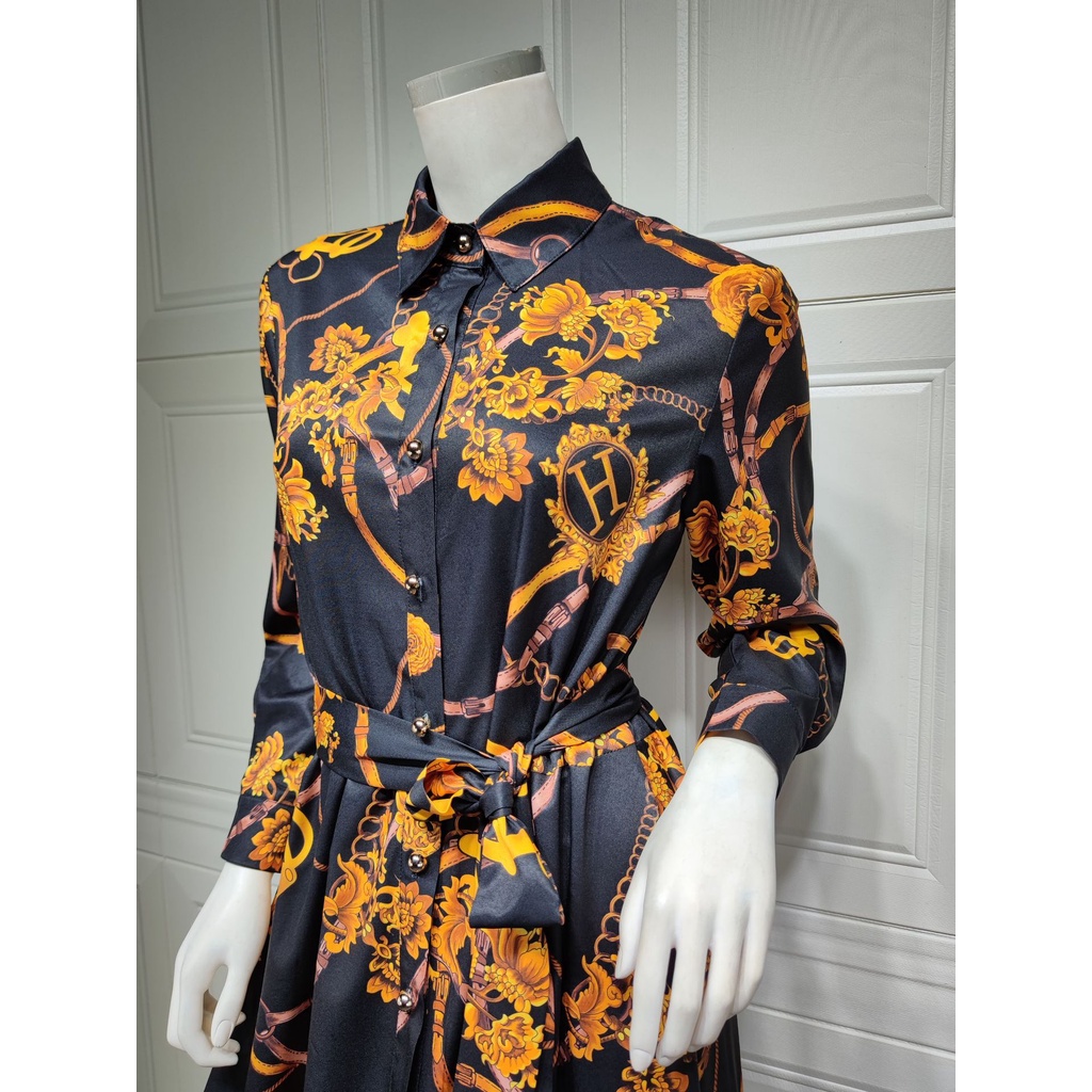 Indian Dress Women Abaya Middle East Muslim Kebaya Retro Long Sleeve ...