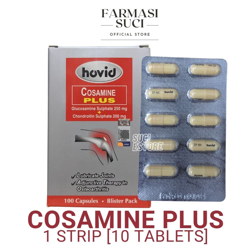 [STRIP] Hovid Cosamine Plus Glucosamine + Chondroitin | Shopee Malaysia