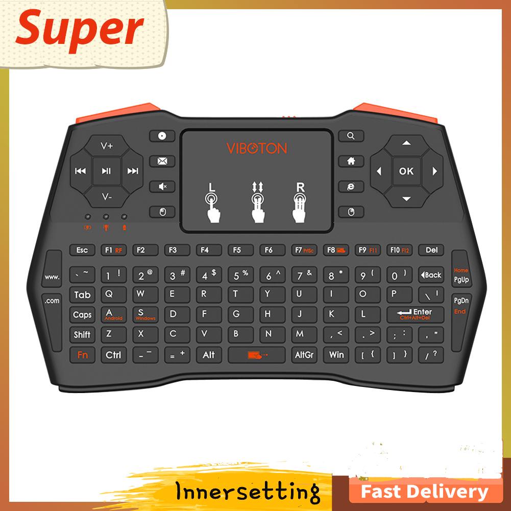 [inn]VIBOTON i8 Plus Mini 2.4G Durable Plastic Wireless Keyboard Fly ...