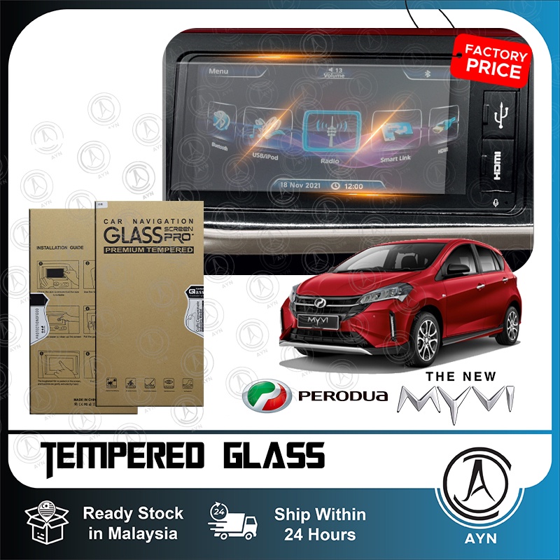 Perodua MYVI GEN3 2018 2022 2023 2024 Head Unit Screen Infotainment ...