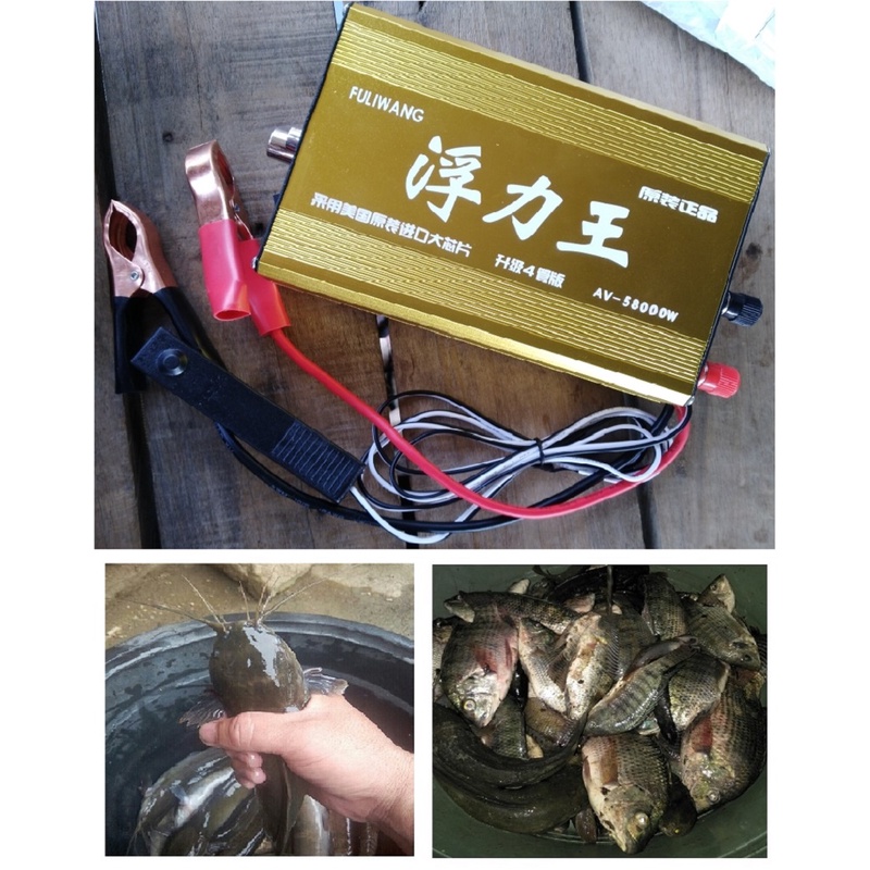 High Power Electric Fishing Machine Safe Ultrasonic Inverter Fish ...