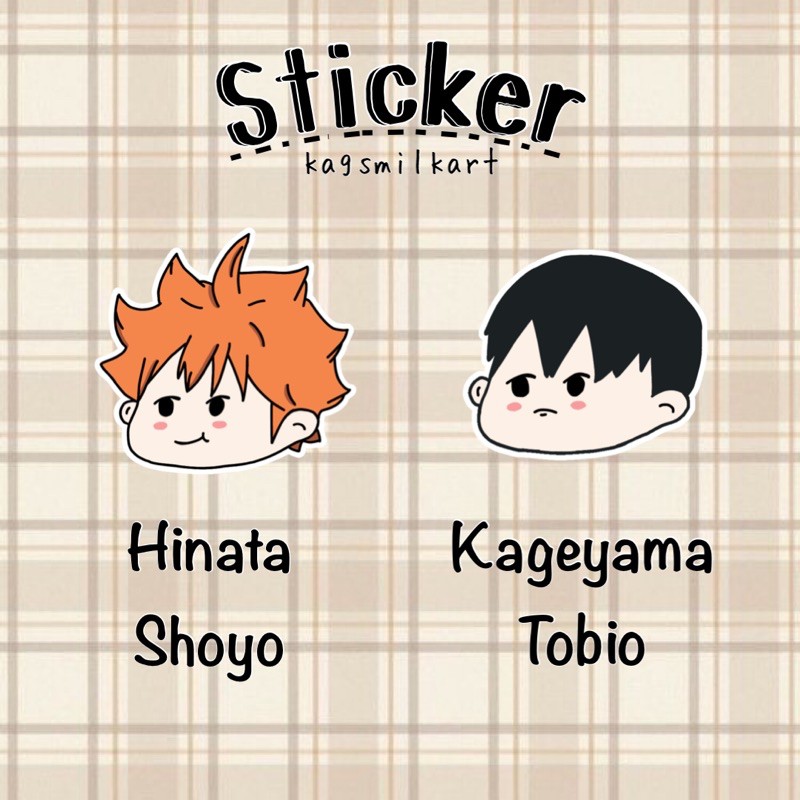 Haikyuu!! sticker pack (12 characters) | Shopee Malaysia