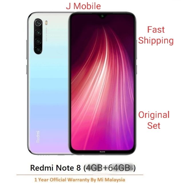 Xiaomi Redmi Note 8 [4gb+64gb] genuine Malaysia set | Shopee Malaysia