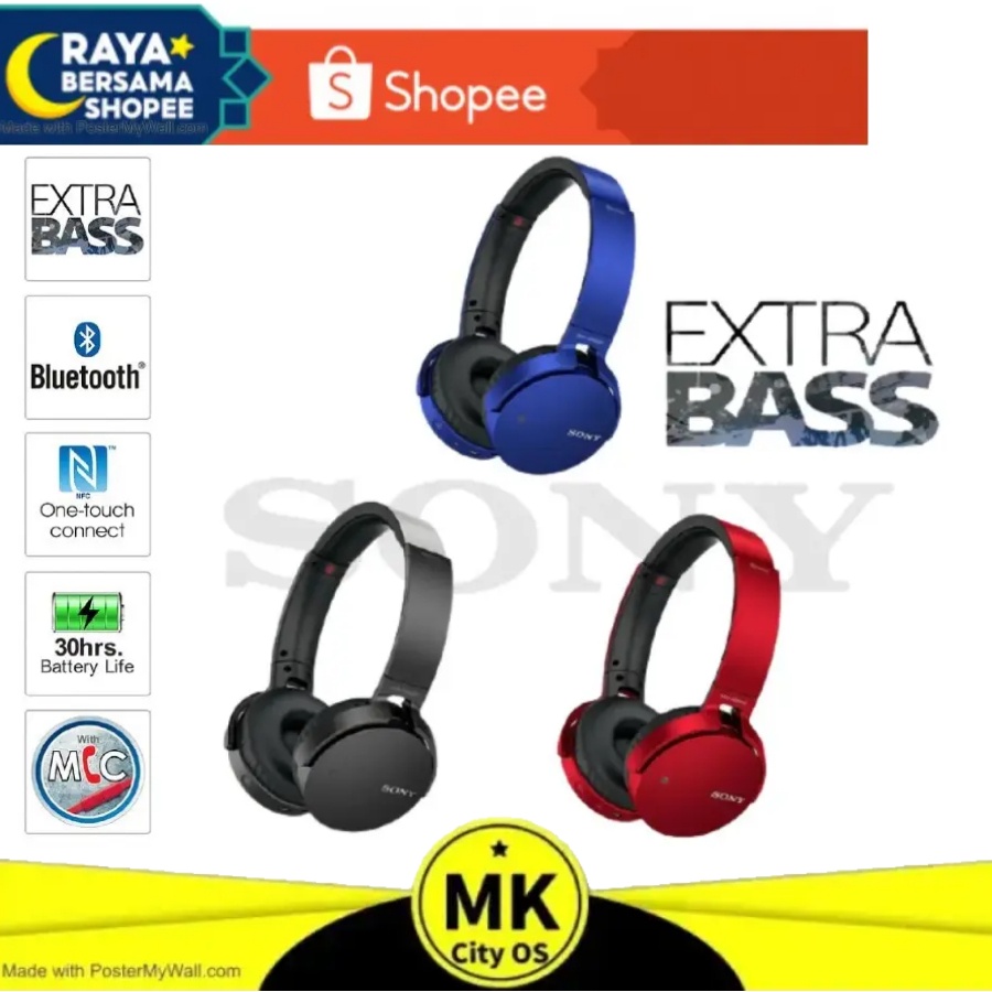 SONY Extra Bass XB950BT XB450BT XB650BT Bluetooth Wireless Hi-Fi Stereo ...