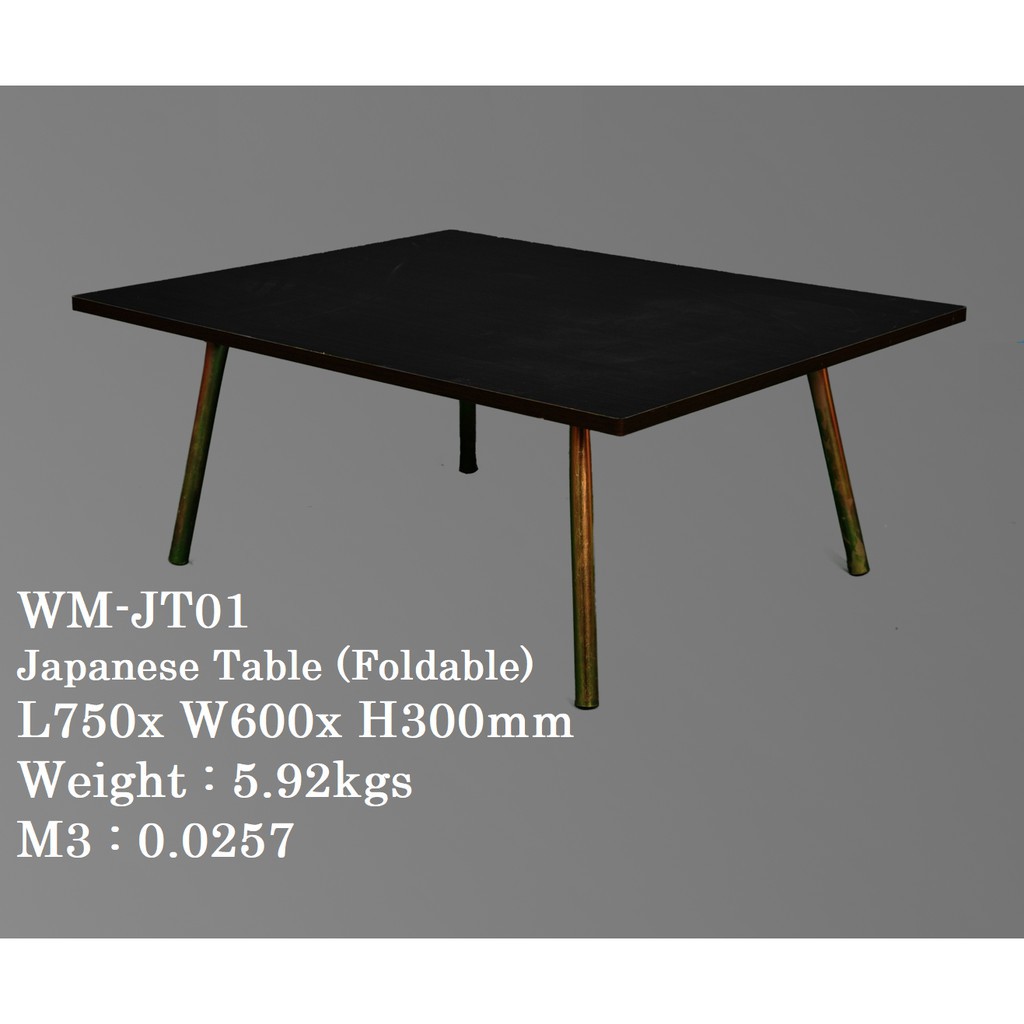 WM-JT01 Japanese Table / Meja Baca/ Folding Table/ Jepun Meja/ Meja ...