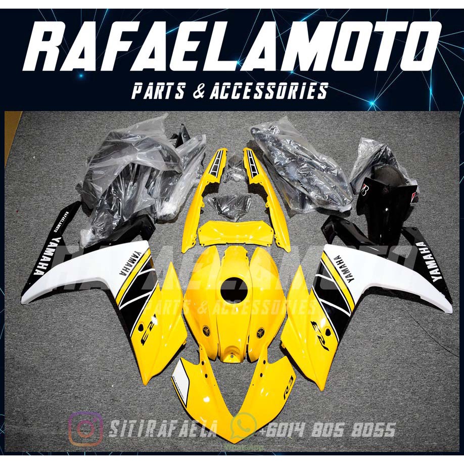 Yamaha YZF R25 R3 Full Coverset Year 2014-2018 Fairing Kenny Robert ...