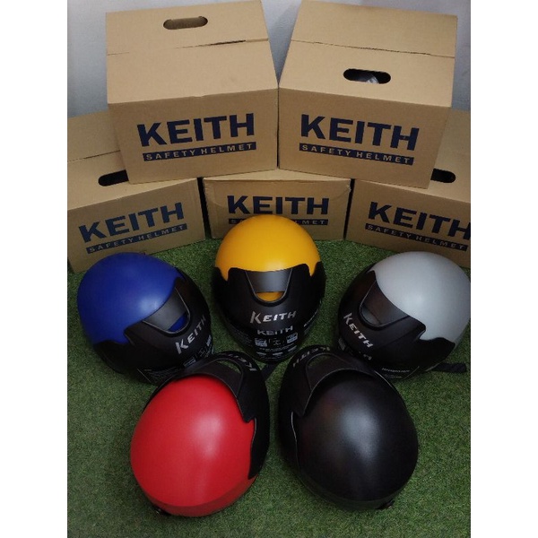 KEITH CRUISER HELMET WITH TINTED VISOR (Helmet Steng Topi Keledar) L Size | Shopee Malaysia