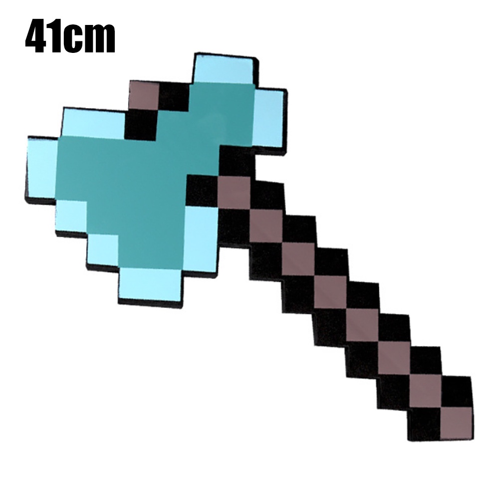 4 Popular Cosplay Games Minecraft Eva Foam Diamond Pickaxe Axe Gun ...