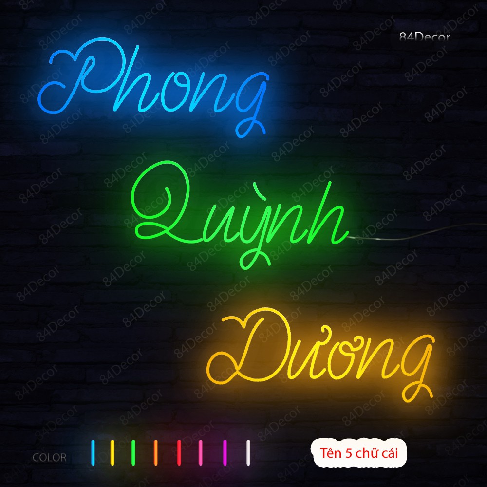 [FULL Set] Led Neon Letters by Name Required | Led Neon Letters | 84nsc ...