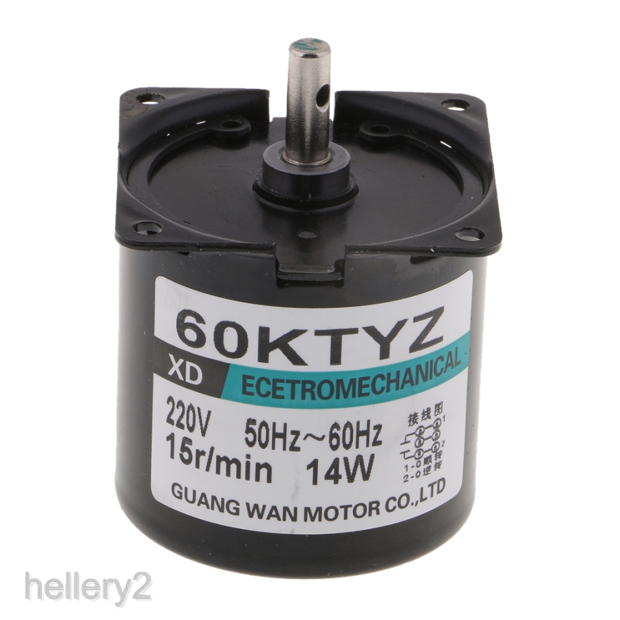 [HelleryabMY] 60KTYZ 220V 15rpm Permanent Electric Synconous Motor ...