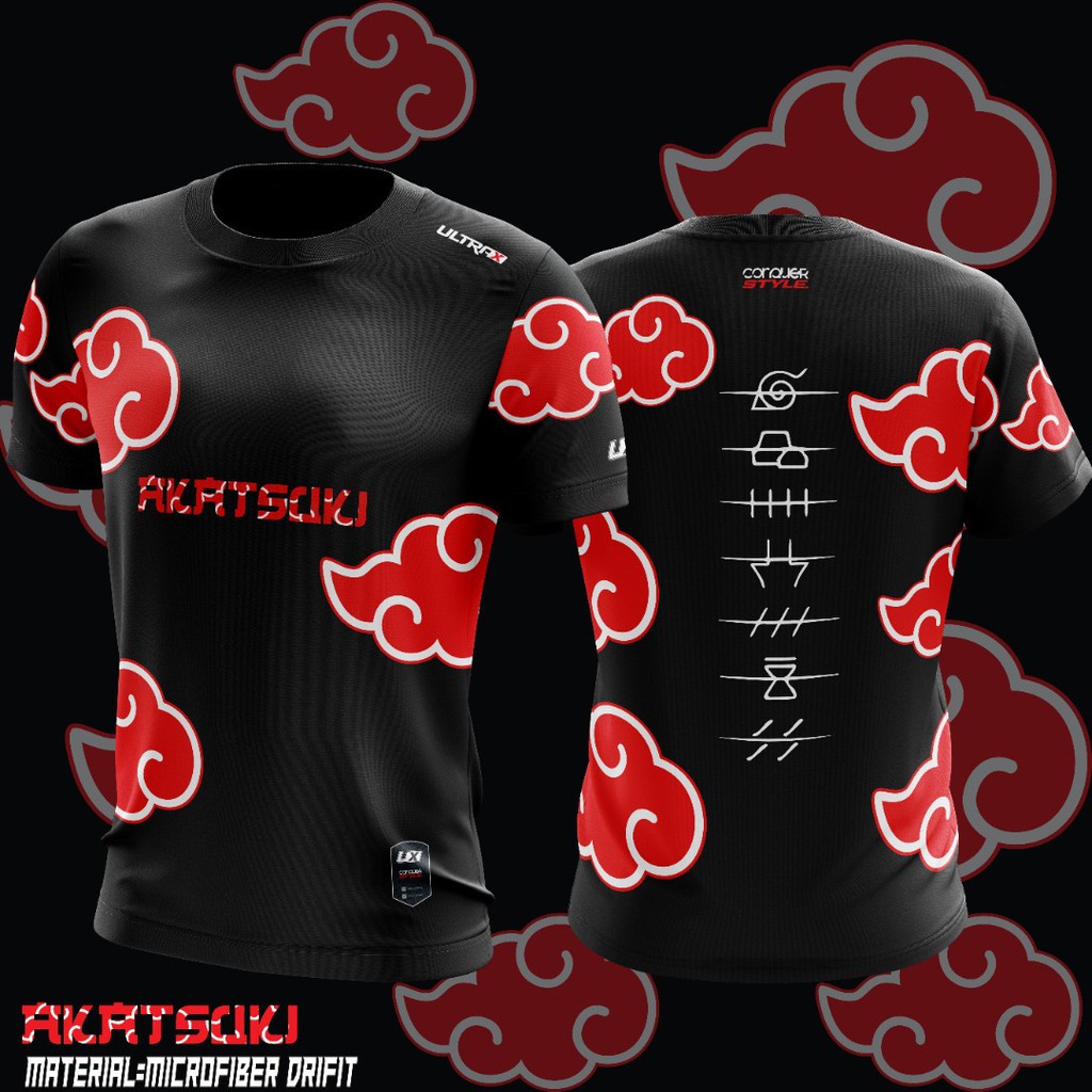 [READY STOCK] BAJU ANIME AKATSUKI LIMITED EDITION ULTRAX JERSEY ...