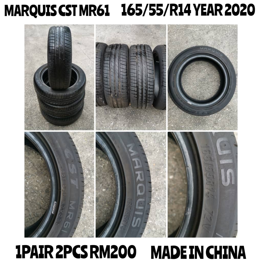 # USED JAPAN # Tyre Tayar Tire 14 INCH R14 ( TYRE DETAIL AT DESCRIPTION ...