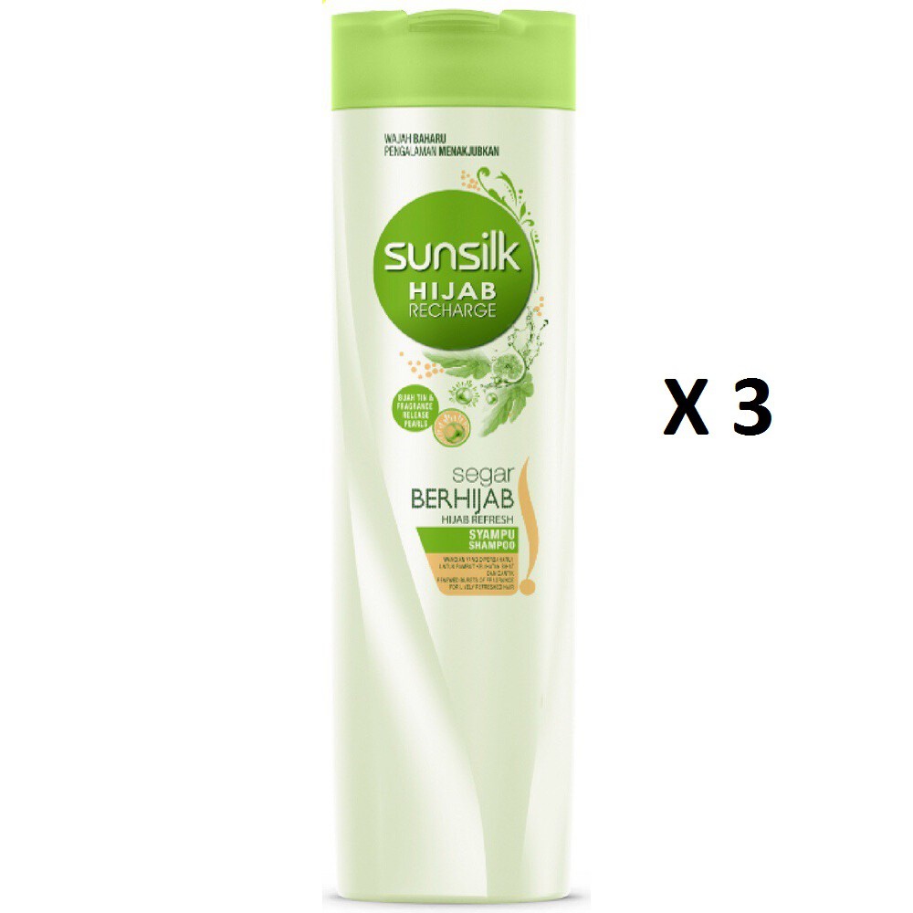 Sunsilk Hijab Shampoo Segar Berhijab (3 x 160ml) MD1 | Shopee Malaysia
