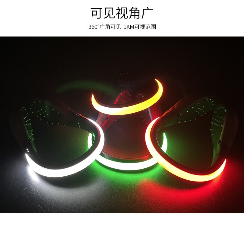 Outdoor Sports Warning Light Luminous Shoe Clip led Flashing Shoelace ...