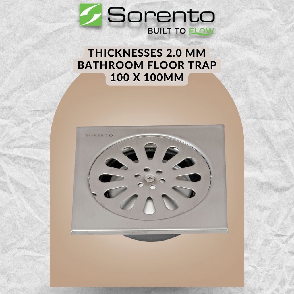 CABANA Floor Trap Bathroom 15x15 Stainless Steel 304 Material Kitchen ...