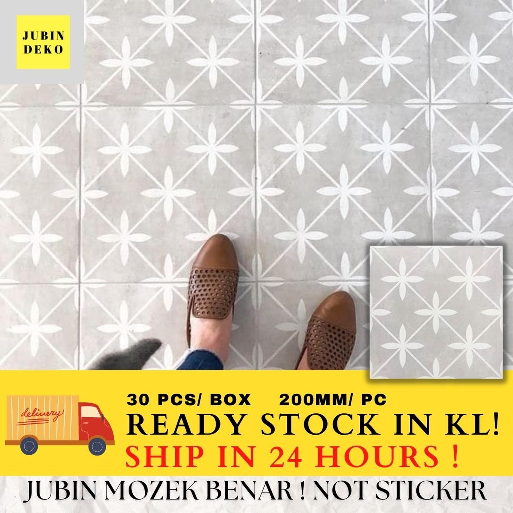 [NOT STICKER] *1 BOX 30PCS* WALL TILES /MOZEK/JUBIN DINDING/CERAMIC ...