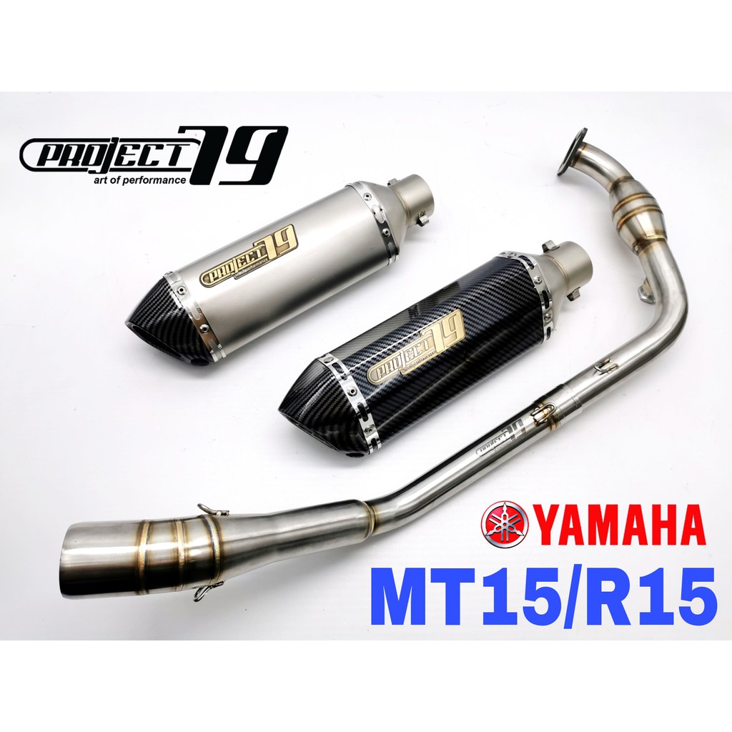 Project79 Yamaha R15 MT15 R15M Exhaust Full System Power Bomb Original ...