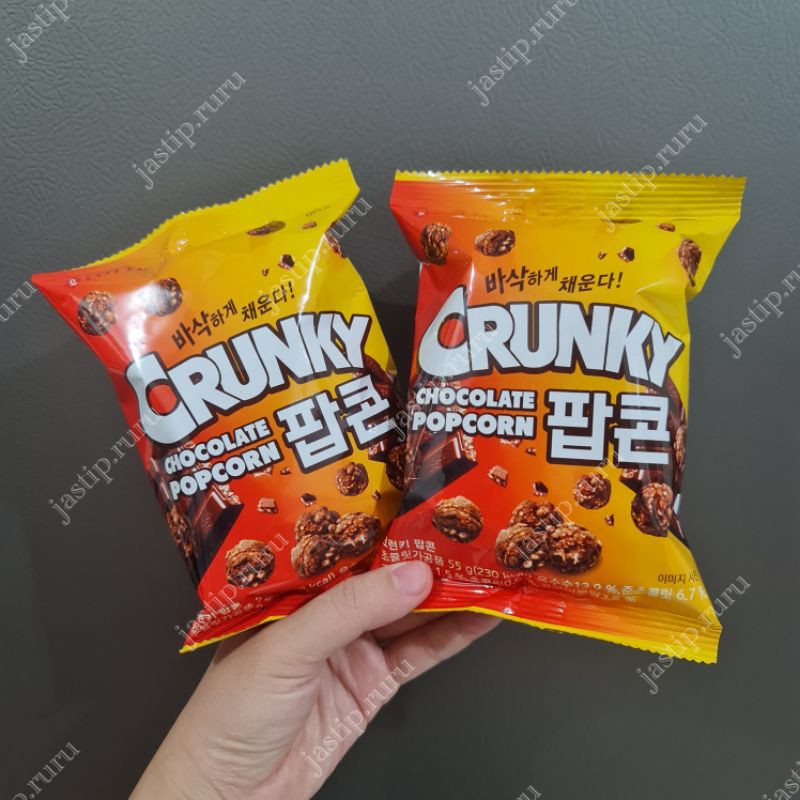 (Korea Ready) Lotte Crunky Chocolate Popcorn | Shopee Malaysia