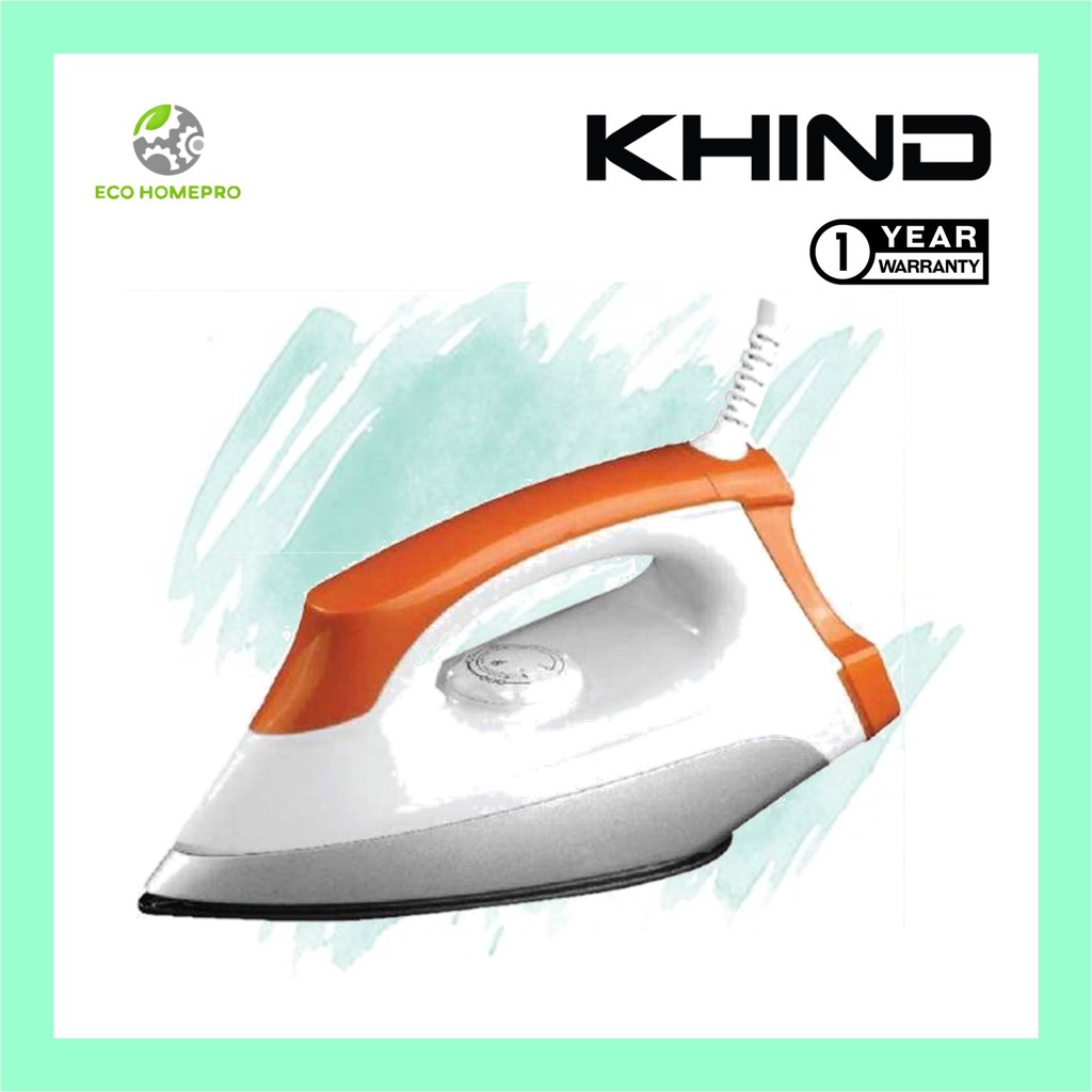 Khind Electric Iron EI237 (Orange/Light Blue) | Shopee Malaysia