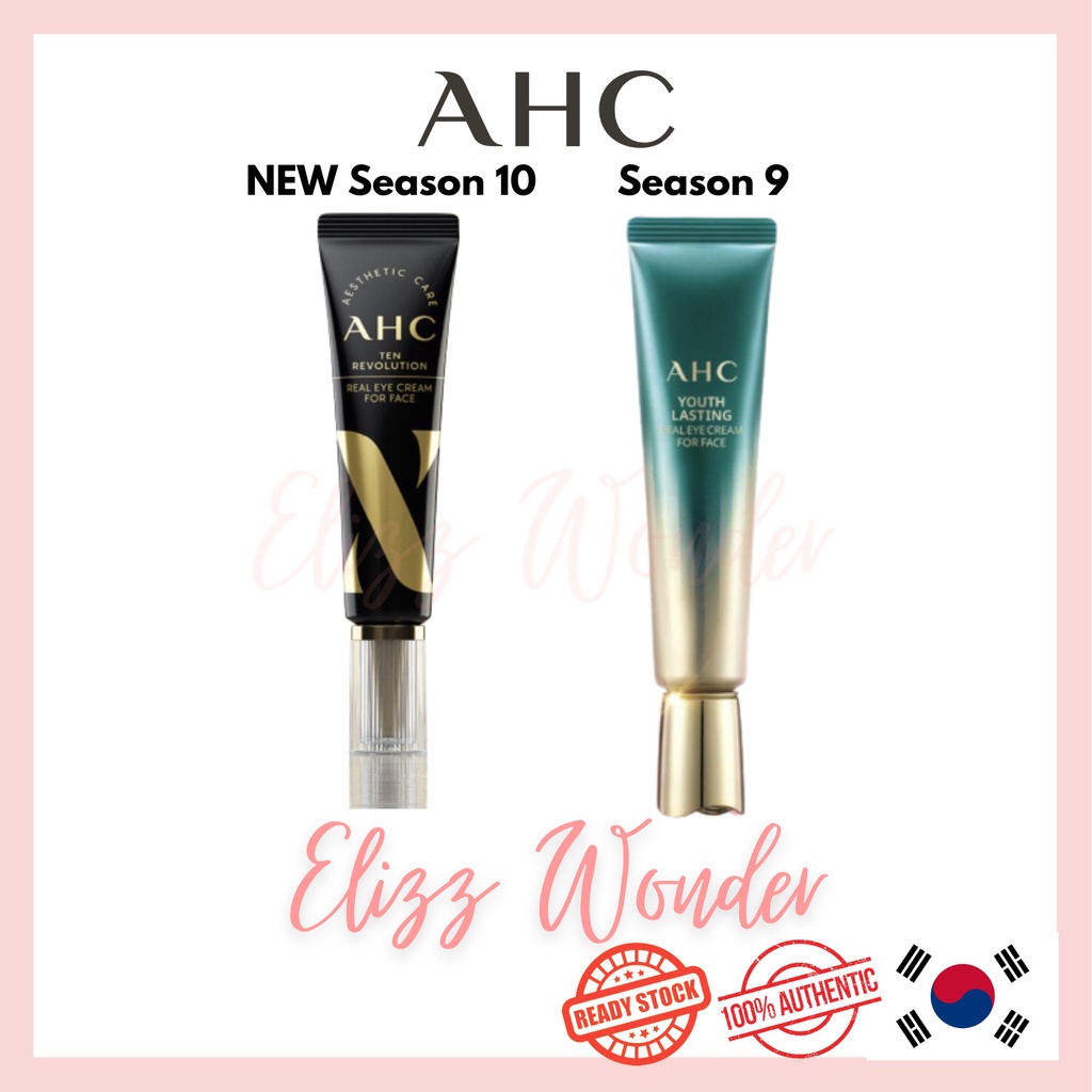 [READY STOCK] 🇰🇷 AHC Youth Lasting Real Eye Cream For Face Season 9 & 10 (12ml & 30ml) AHC眼霜 ...