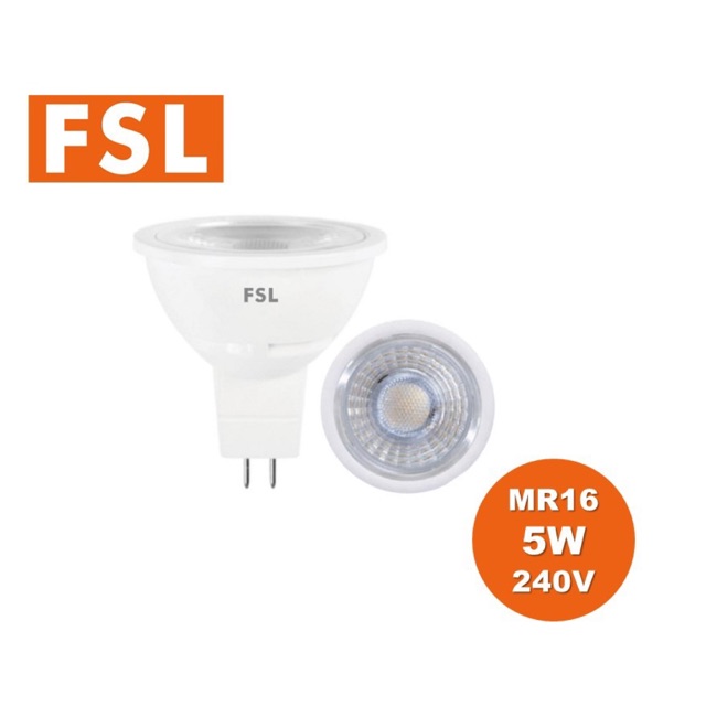 FSL Spot Light Bulb MR16 or GU10 [SIRIM] Led Bulb | Shopee Malaysia