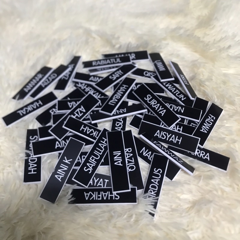 ( COD )SIAP SEGERA 🔥🔥 Name Tag pelajar / Guru / kakitngan kerajaan ...