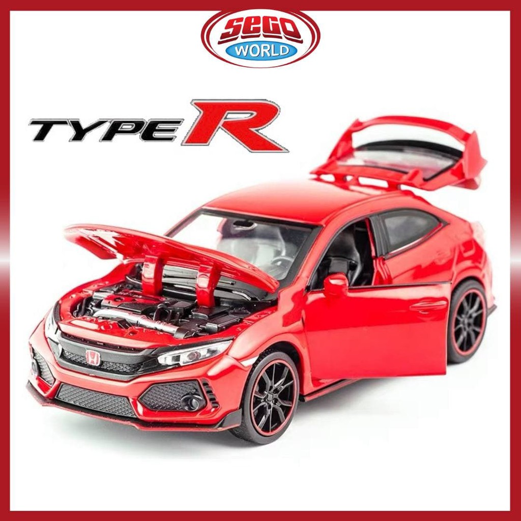 1:32 Honda Civic Type-R Alloy Diecast Model Car for Kids Toys Die Cast ...