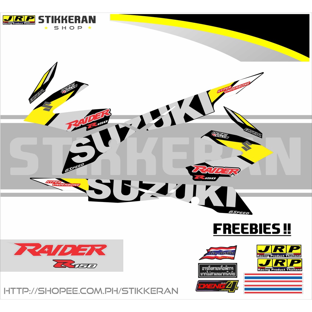RAIDER 150 FI GP RACE CONCEPT DECAL | Shopee Malaysia