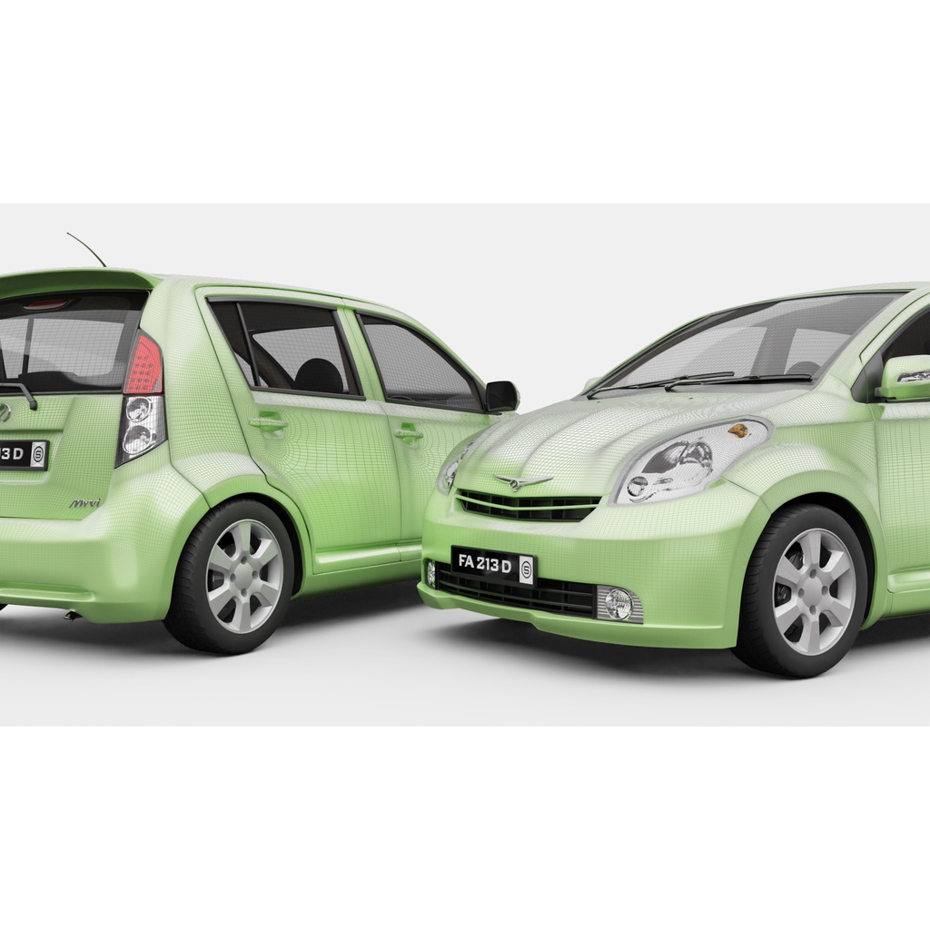 Softcopy Perodua Myvi G1 3D Model Asset (not diecast!) | Shopee Malaysia