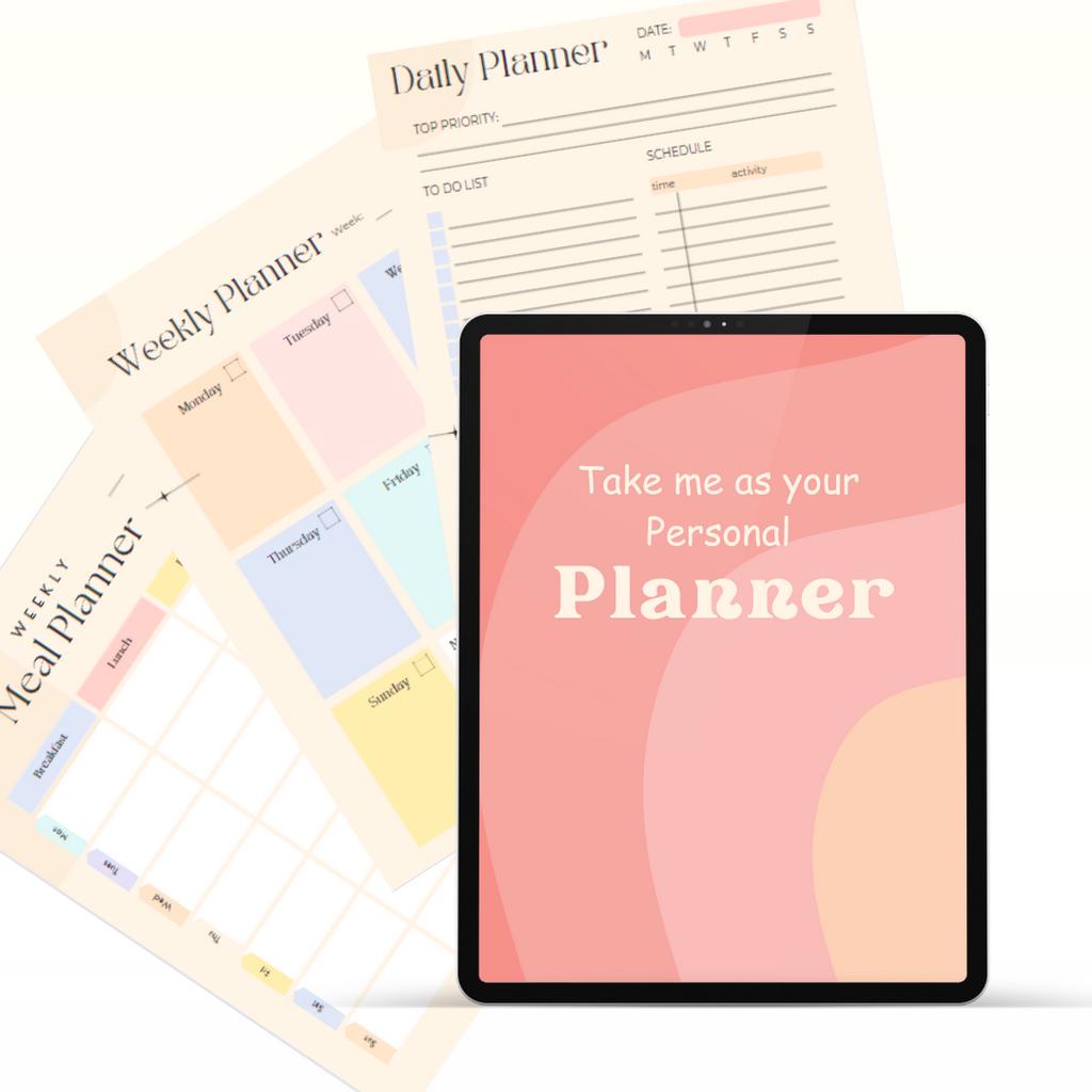 Digital Planner | Cream Pastel Minimalist - (Notability/Goodnotes/PDF ...