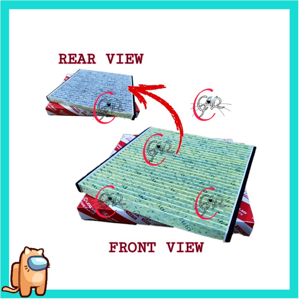 CABIN FILTER (PM2.5) TOYOTA VIOS NCP42 CAMRY ACV30 ESTIMA ACR30 ALPHARD ...