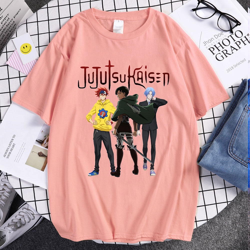 Jujutsu Kaisen Sk8 The Infinity Attack on Titan T shirt Manga Anime ...