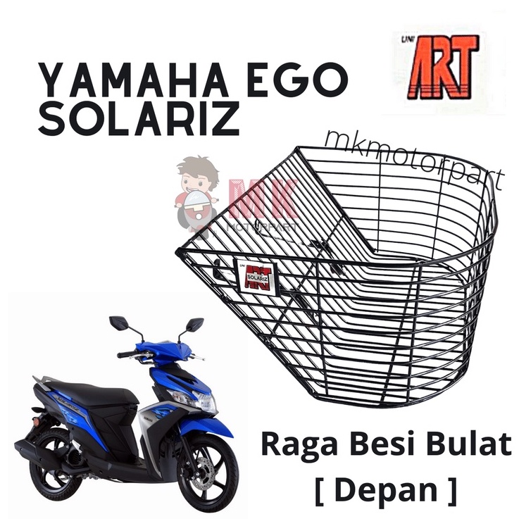(F) Bakul Raga BESI BULAT DEPAN / FRONT Iron Wire Basket Yamaha Ego SOLARIZ | Shopee Malaysia