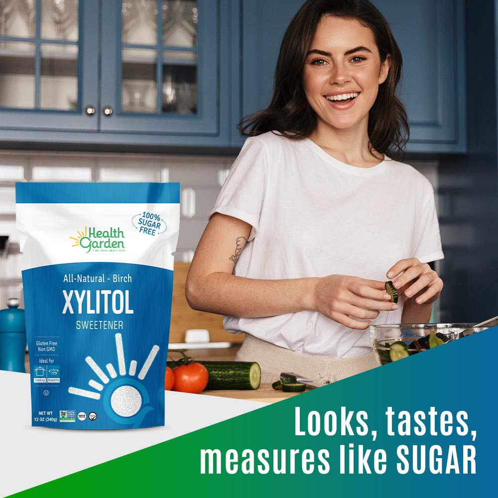 Health Garden Birch Xylitol Sweetener, Non GMO, Kosher, Made in the U.S ...