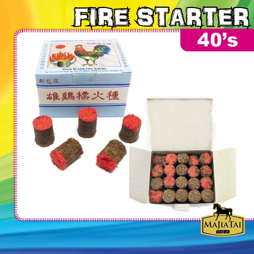 Fire Starter Nyala Api Sumbu Api Pembakar Arang #Ready Stock | Shopee ...