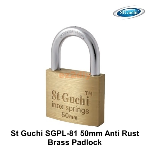 St Guchi SGPL-81 50mm Anti Rust Brass Padlock | Shopee Malaysia