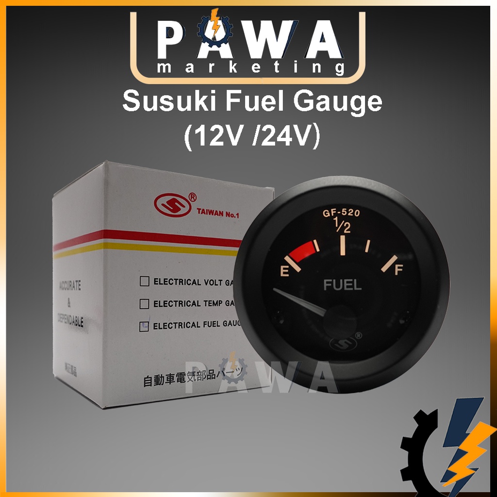 SUSUKI 52MM Analog Truck Lorry Bus Excavator Electrical Fuel Oil Level ...
