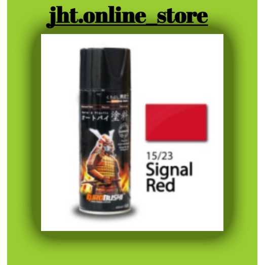 Samurai 15 Signal Red Standard Spray Paint (400ML) | Shopee Malaysia