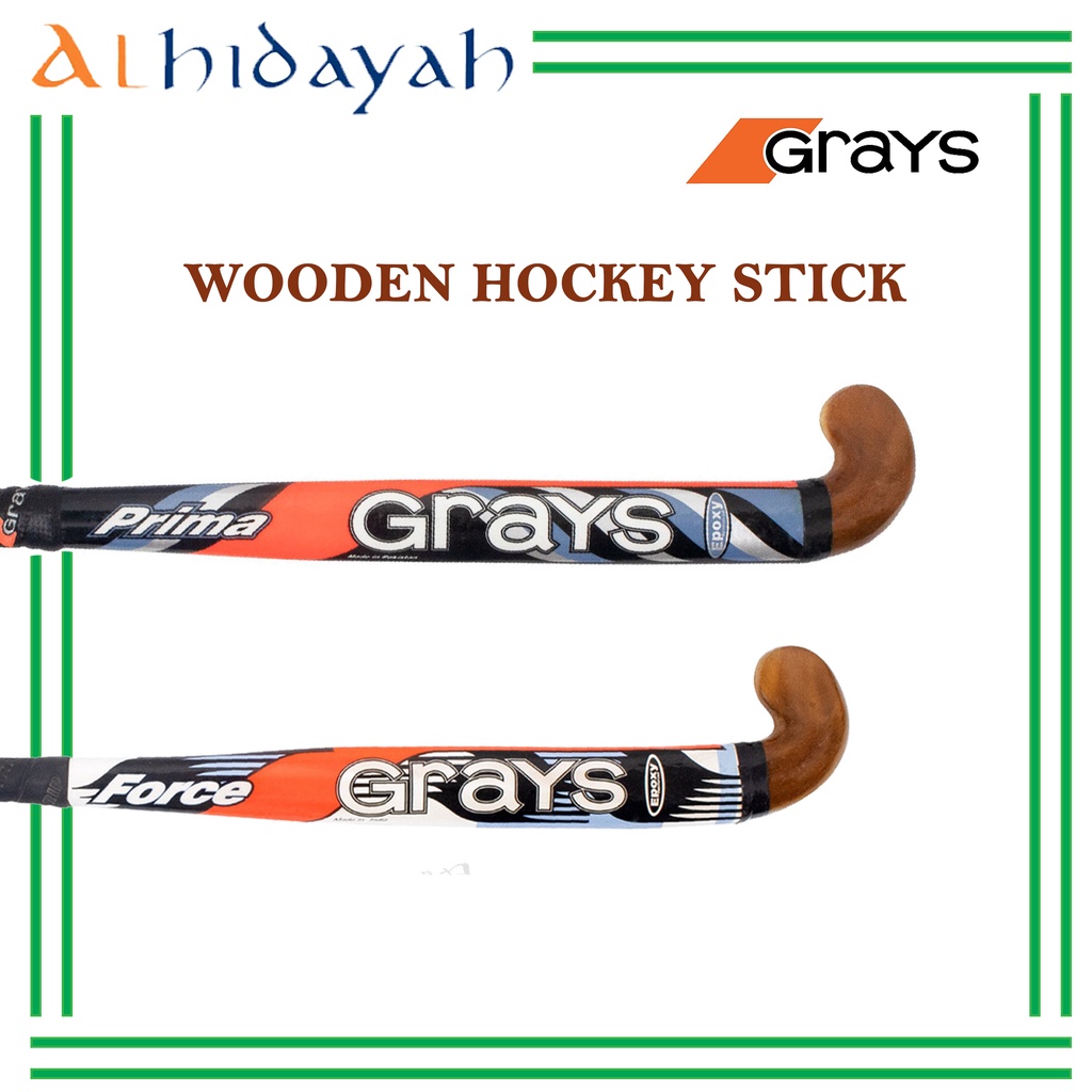 GRAYS Prima Force Wooden Hockey Stick Kayu Hoki | Shopee Malaysia