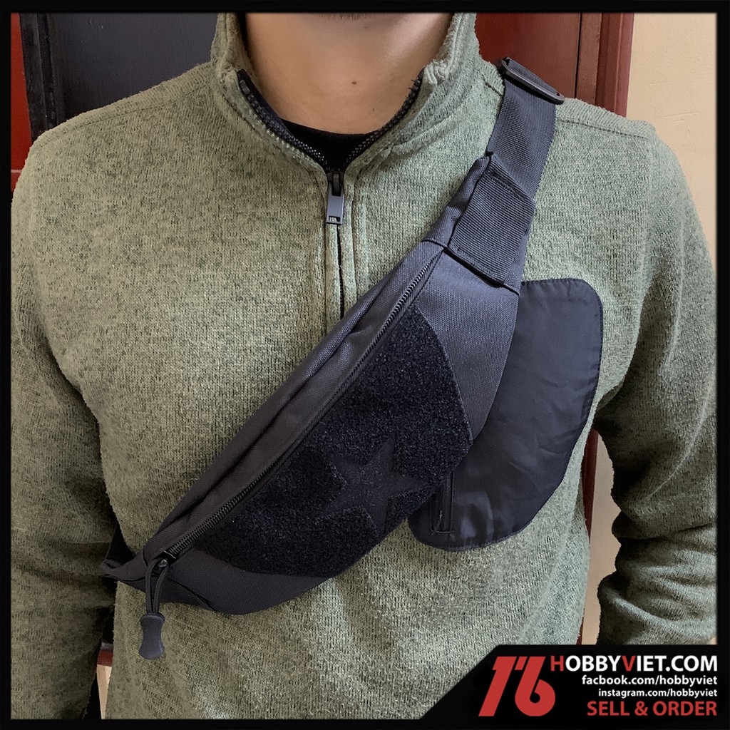Compact waist pack (Black) | Shopee Malaysia