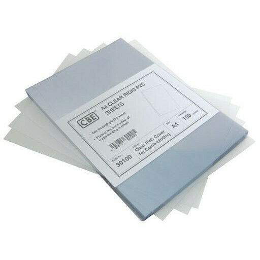(10's) PVC Clear A4 Rigid Sheet / Plastic A4 Cover / Binding Cover / 0 ...