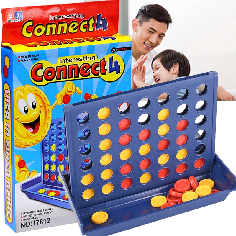 Connect 4 Game Classic Masters Foldable Kids Line Up Row Board Puzzle ...