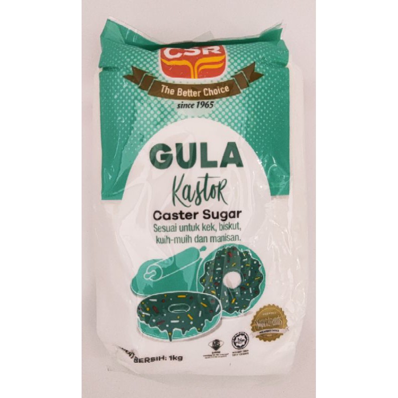 Csr Caster Sugar Gula Kastor 1kg | Shopee Malaysia